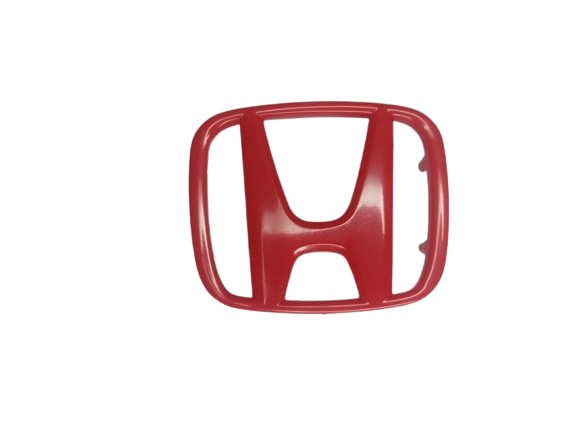 Red Color Honda Civic Reborn H Plastic logo with Pins For Steering ...