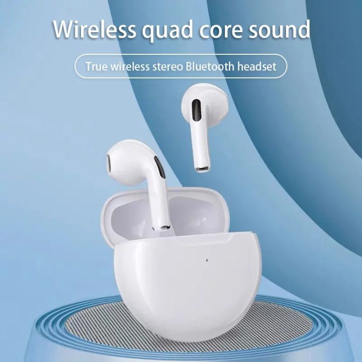 Original Air Pro 6 TWS Wireless Bluetooth Earphones Mini Pods Earbuds ...