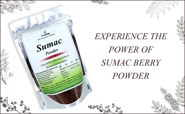 VY VedaYug Sumac berry powder | sumac spice powder | sumac powder, 200g ...