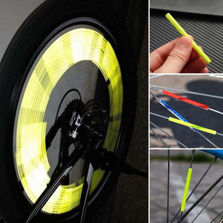 New Safety Warning Light Cycling Bike Strip Reflectors Reflective Tubes ...