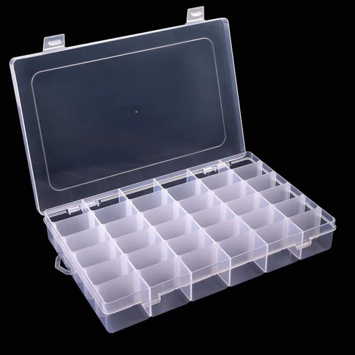 Detachable 18 Large Grid Storage Box Transparent PP Plastic Box ...