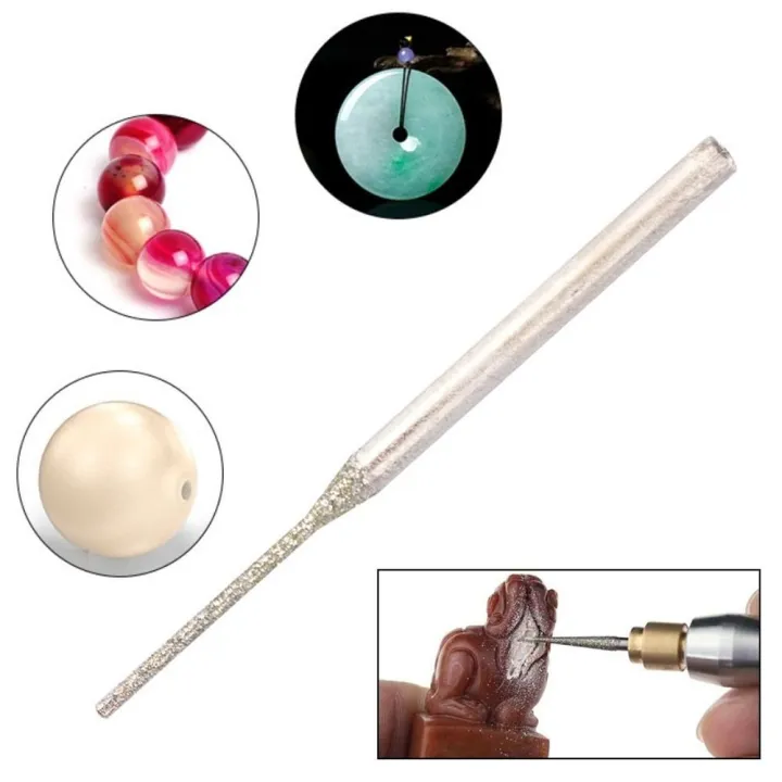 Portable Diamond Needle Drill Bit Punch Model DIY Tool Punch Drill Hand ...