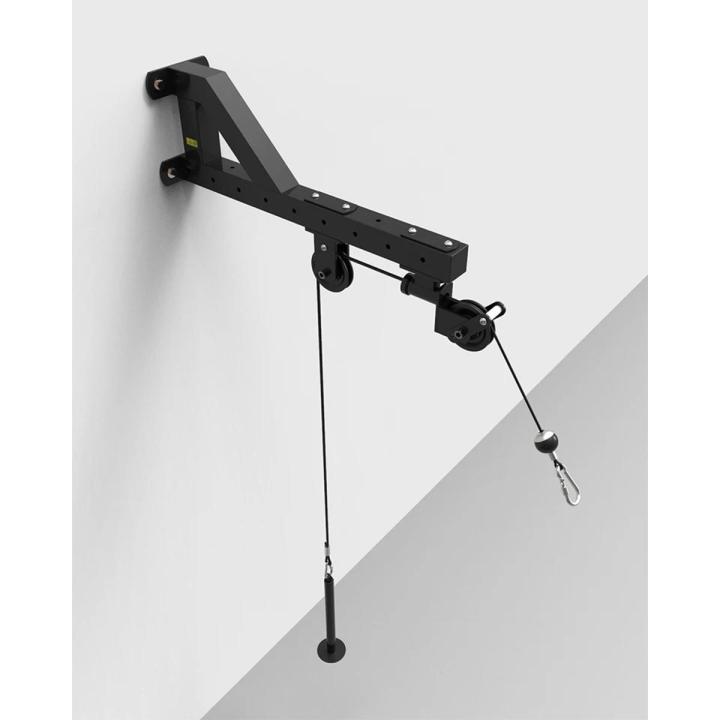 Home Gym Wall-mounted Cable Machine Attachments Workout Triceps Biceps ...