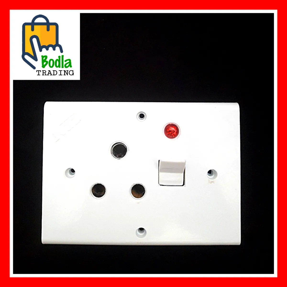 3 Pin Power Plug Socket (Light Plug) Wall Socket Plate - 500 Volts / 30 ...