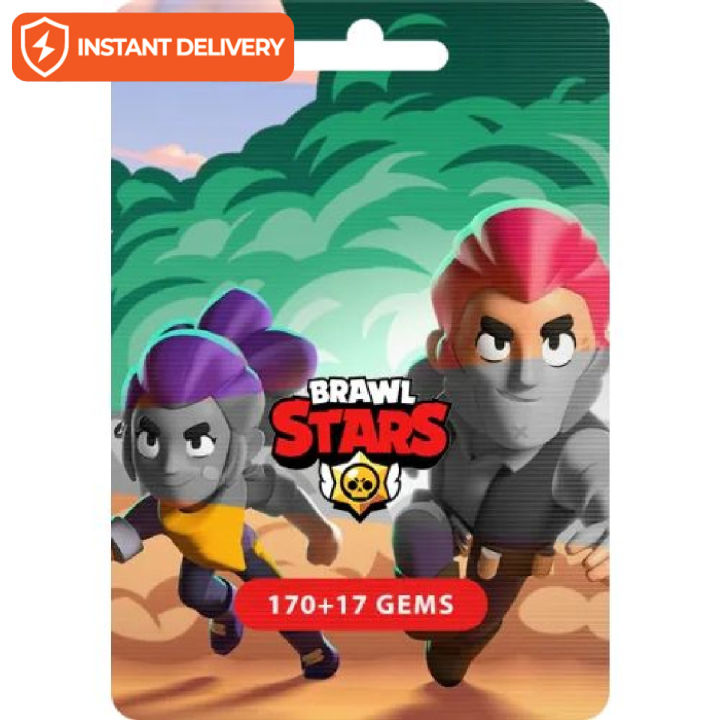 Brawl Stars 170 + 17 Gems (Global) Instant Email Delivery of Digital Codes | Daraz.pk