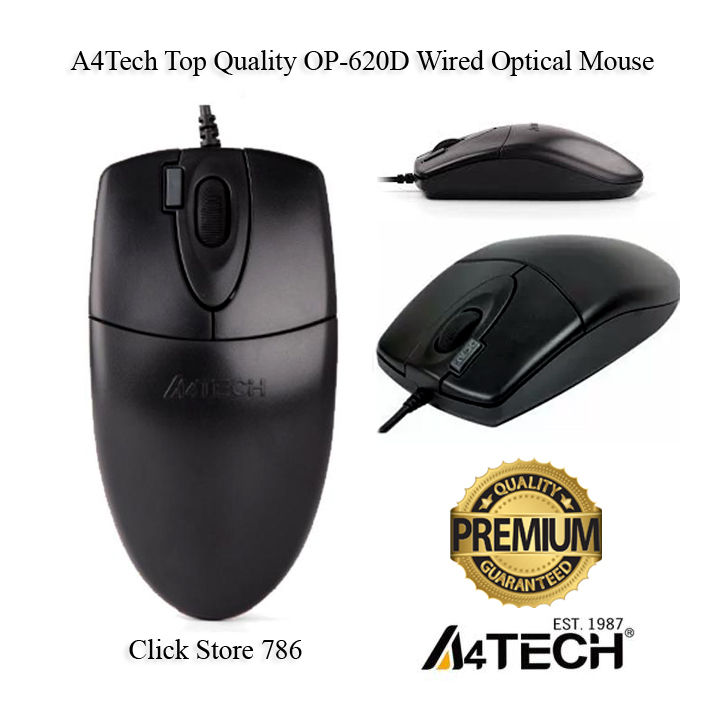 A4Tech Top Quality OP-620D Wired Optical Mouse | Daraz.pk