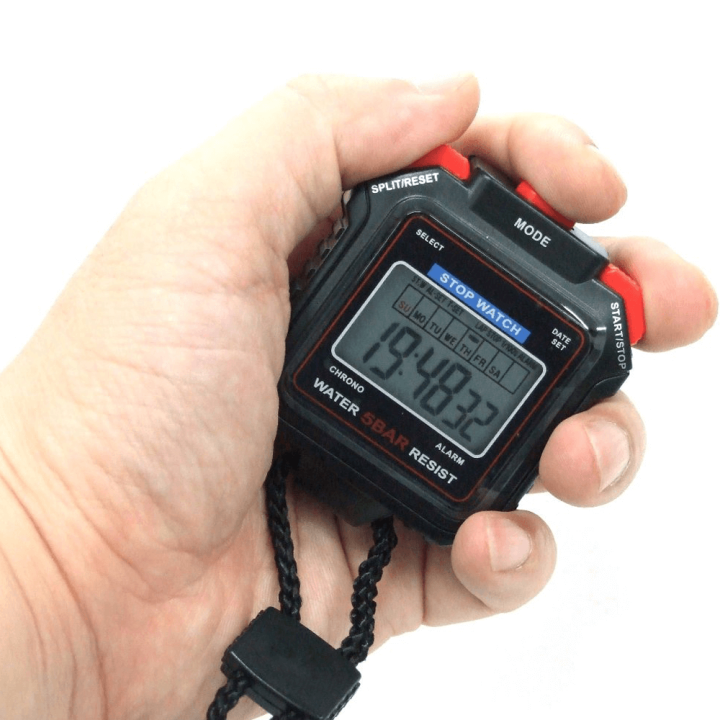 Handheld Digital LCD Sports Stopwatch Professional Chronograph Counter ...