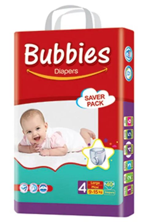 Bubbies Diaper Size 04 40 Pieces Daraz Pk