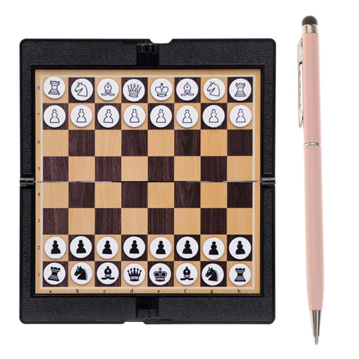 Magnetic Chess Set Wallet Appearance Portable Folding Chessboard Board ...