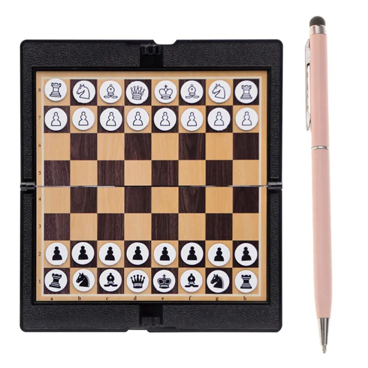 Magnetic Chess Set Wallet Appearance Portable Folding Chessboard Board ...