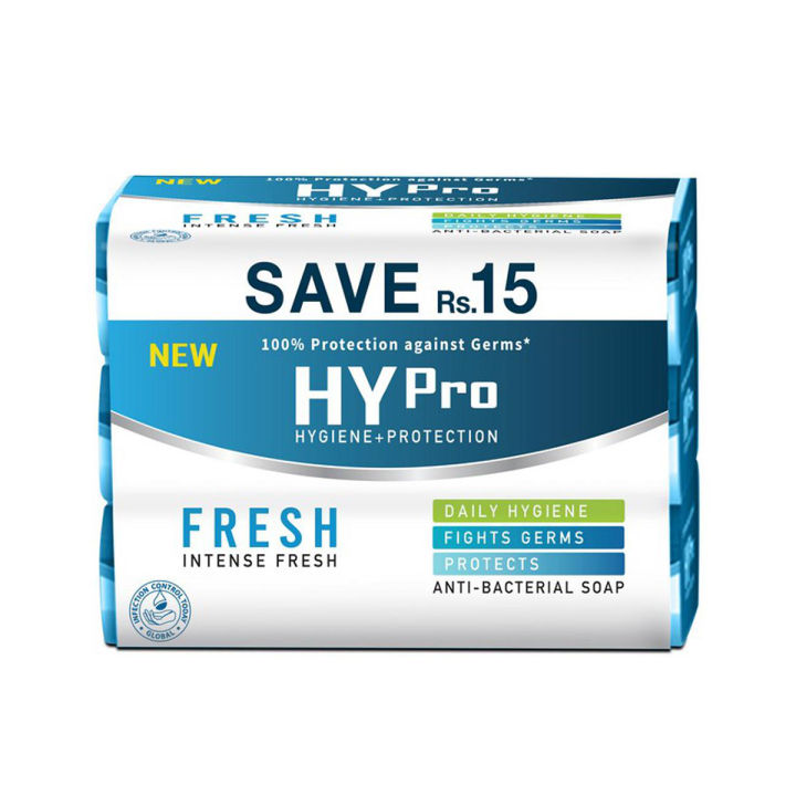 HYPro Soap Fresh Antibac Blue BP3x24x120gSavRs-15 | Daraz.pk