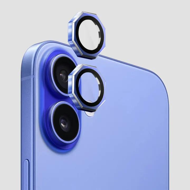 iPhone 16 Plus AR/AF Octagonal Camera Lens Protection Rings | Daraz.pk