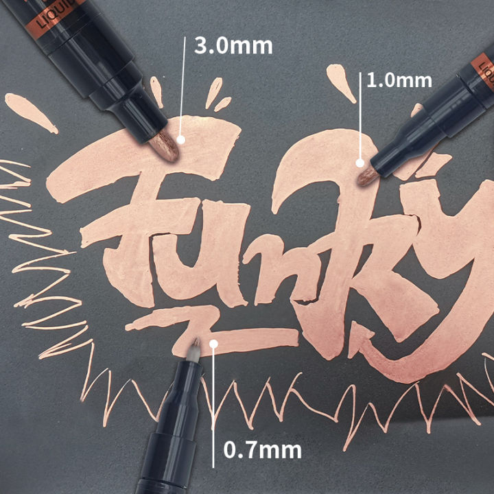 Flysea GUNPLA Restoration DIY Design Metal Mirror Copper Plated Marker ...