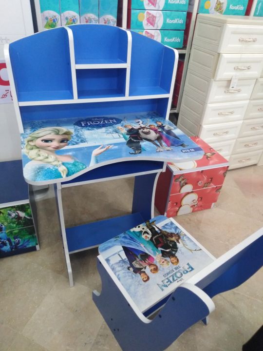 kids study table and chair frozen elsa | Daraz.pk