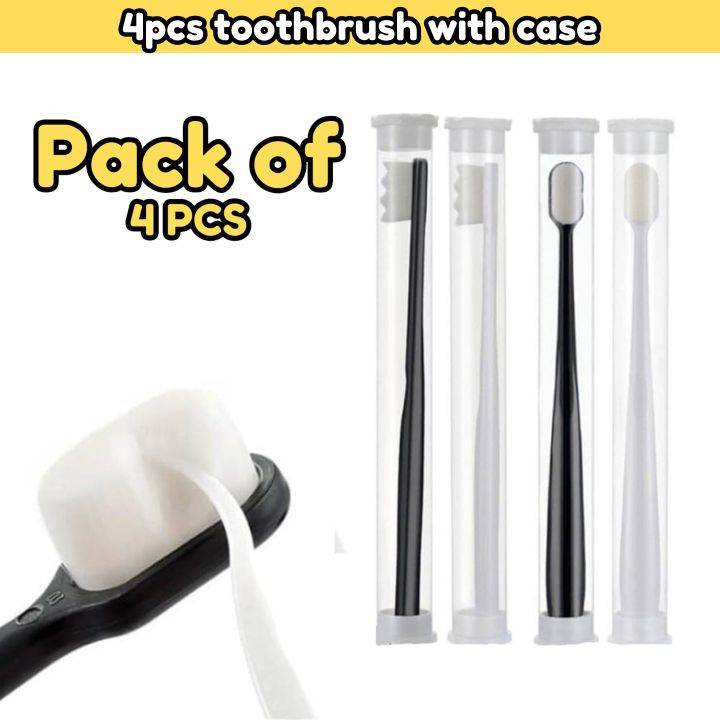 Ultra Fine Soft Toothbrush Nano Bristle Adult Tooth Brush Teeth Deep ...
