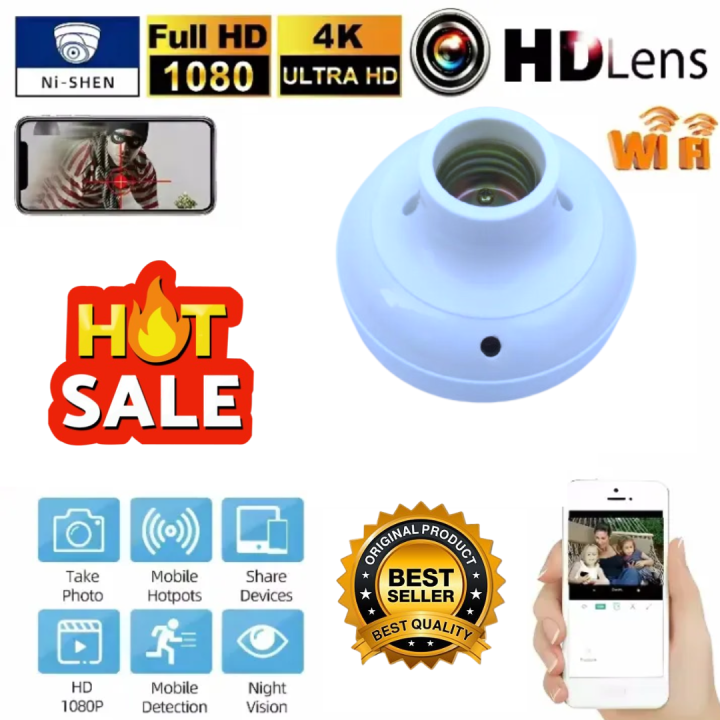 cctv bulb holder camera - cctv camera 1080 WiFi Mini Camera Recorder ...