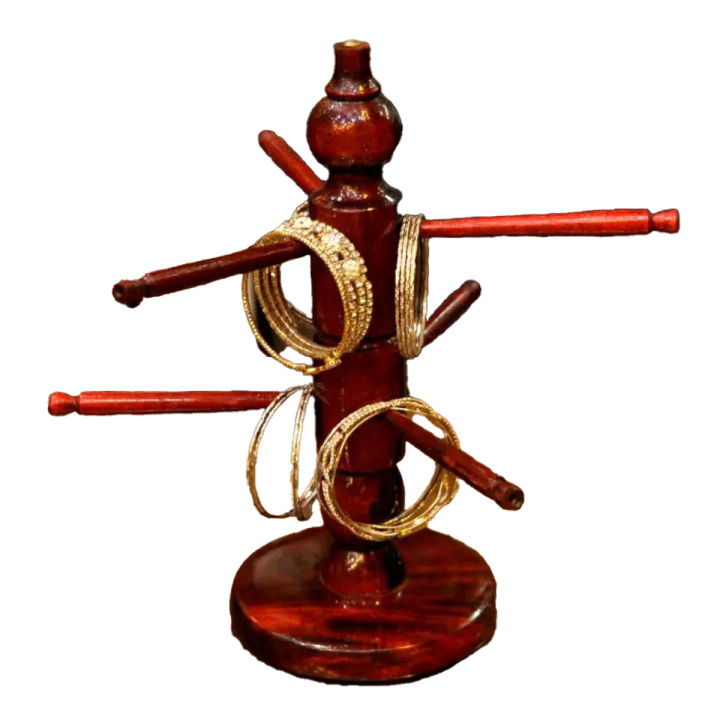 Wooden Bangles Stand , Chori Stand, Jewellery Stand Hand Crafted Best ...