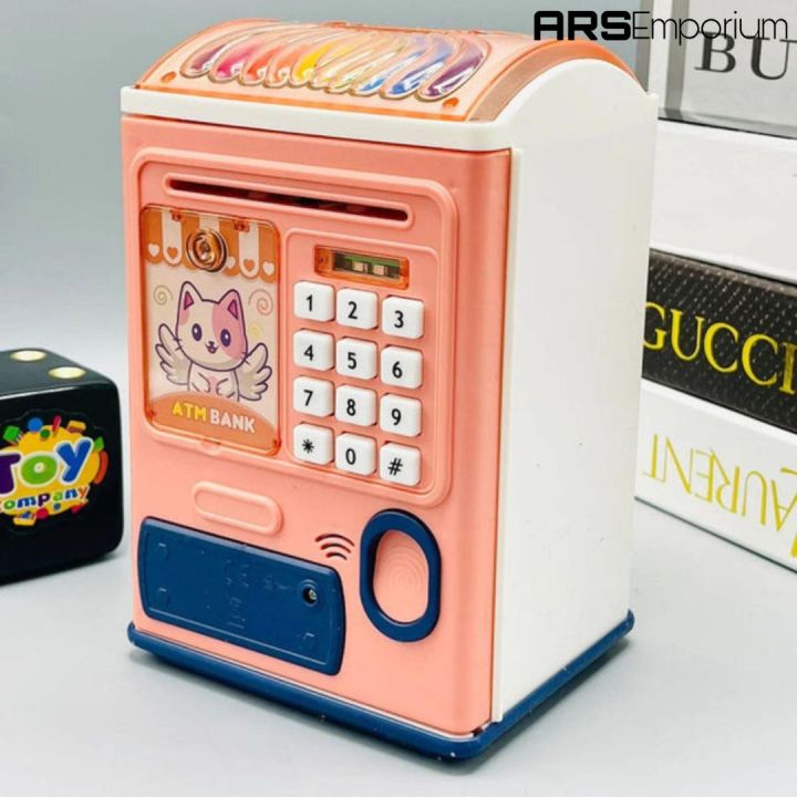 Creative ATM Money Box with Password Lock – Cute Piggy Bank for Kids ...