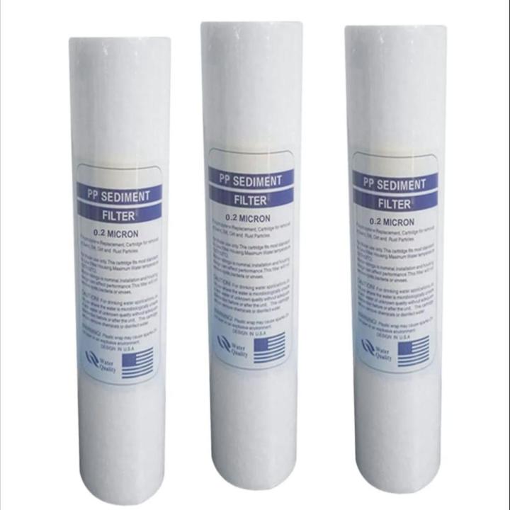 PPF water filter cartridge 0.2 Micron | set of 3 pcs | Daraz.pk