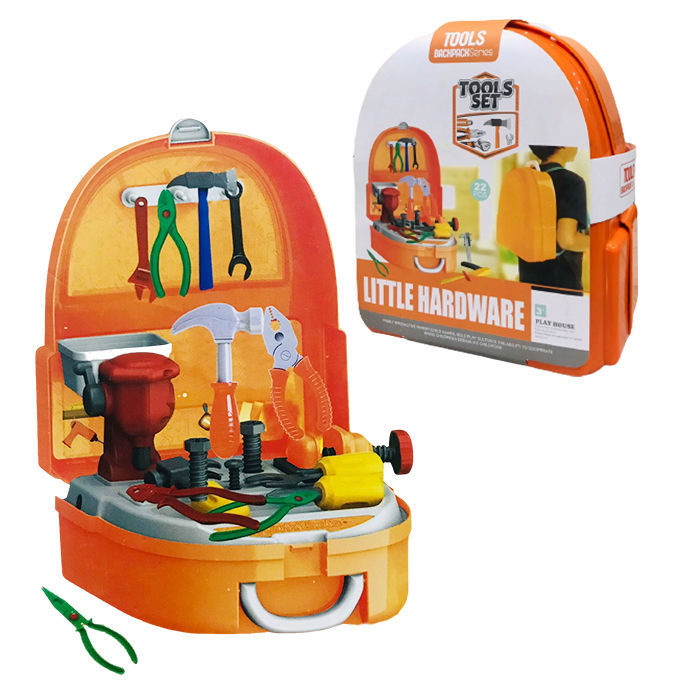Kids Tool Set Backpack | Pretend Play Construction Kit for Boys & Girls ...