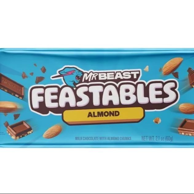 MrBeast Feastables Almond Chocolate – Crunchy Almond Delight | Premium ...