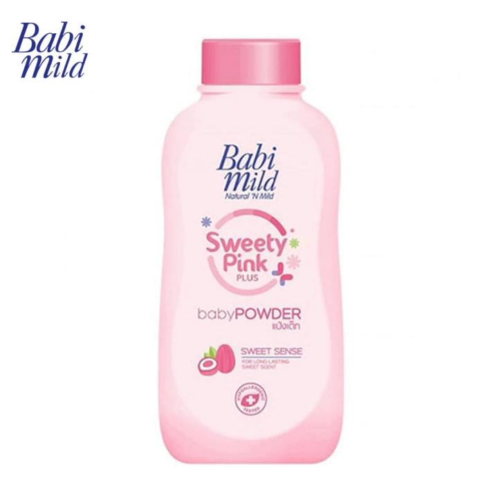 Babi Mild Baby Powder Sweety Pink 380gm | Daraz.pk