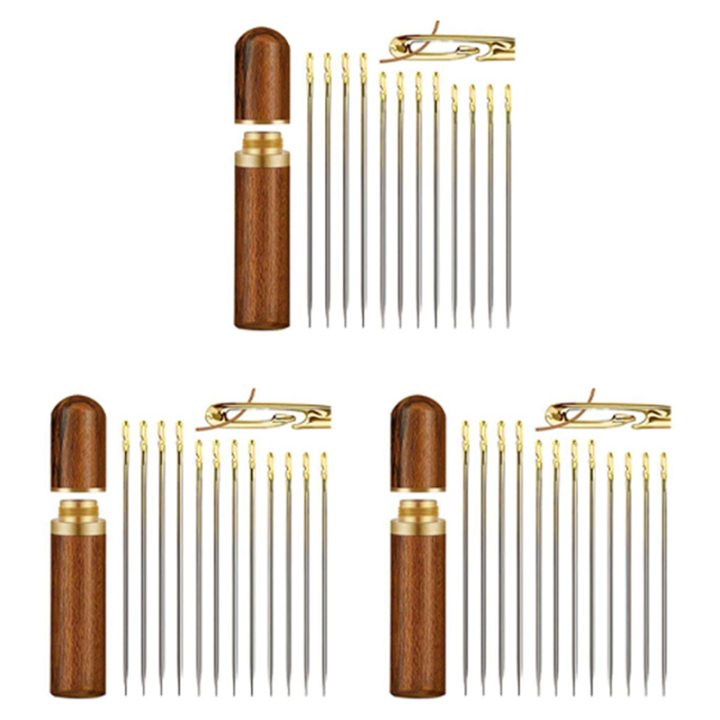 3X Self-Threading Needles,Sewing Needles for Hand Sewing,for the ...