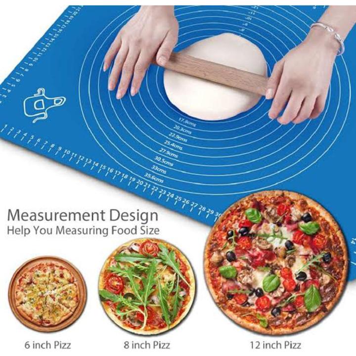 Kitchen Baking Mat - Extra Large [For rolling rotis, pizza, cakes and ...