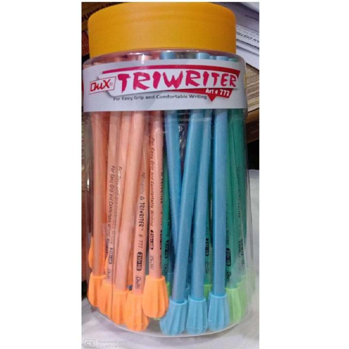 48Pcs Dux Triwriter Pencil Jar 777 With Eraser | Daraz.pk
