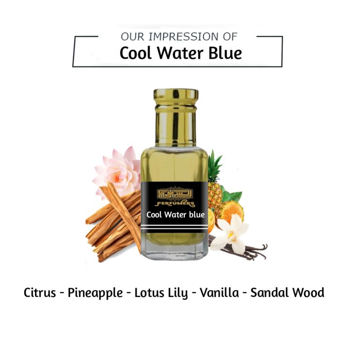 Cool Water Blue (Women) Attar By Saifi Perfumers – Concentrated Perfume ...