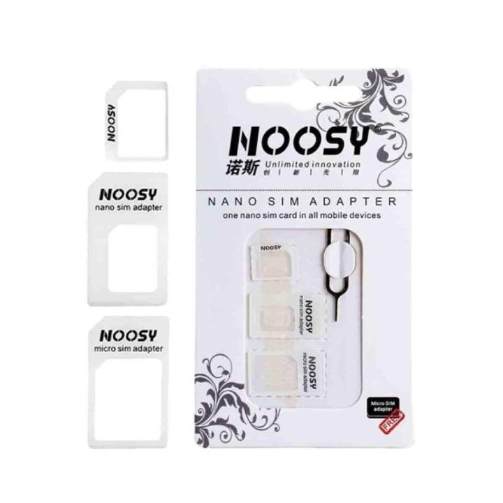 Noosy Sim Adapter with Sim Ejector Tool 4 in 1 | Daraz.pk