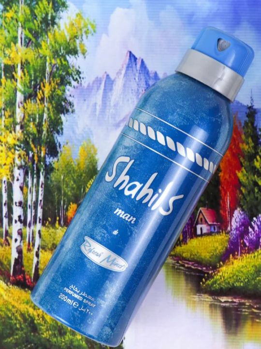 BS04 Shalis Man Deodorant Body Spray 200ml Long Lasting Perfumed ...