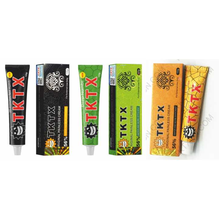 (BUY 2 GET 1 FREE)Original (Yellow Green Black) TKTX Numbing Cream ...