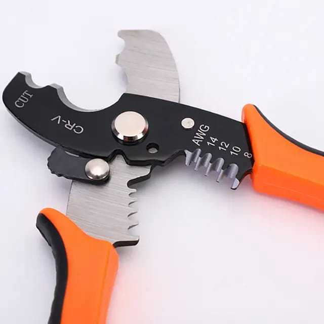 Cable Wire Stripper Crimping Pliers Peeled Insulation Remover Cutter ...