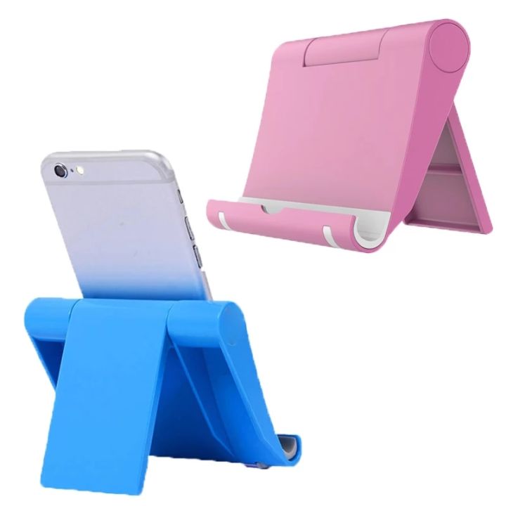 V shape mobile phone holder stand for video Desk Mobile stand Foldable ...