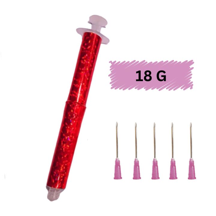 mehndi injection pen with 5 extra needle, create amazing henna designs ...