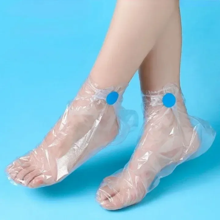 Transparent Disposable Foot Bags Detox SPA Covers Pedicure Prevent ...