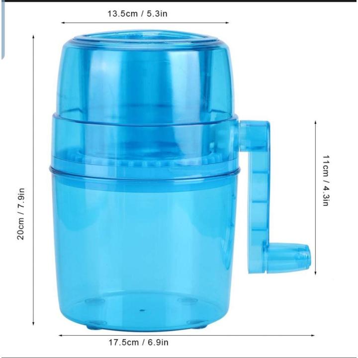 Mini Manual Ice Crusher Portable Ice Crusher Shaved Ice Machine Ice ...