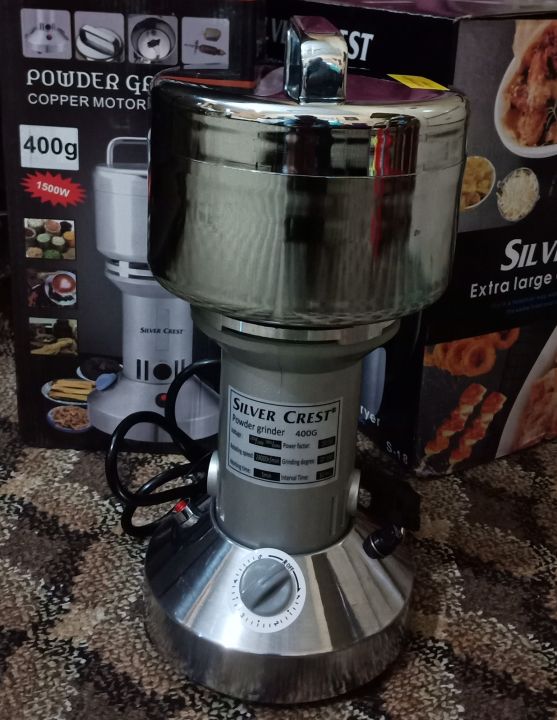 Silver Crest Powder Grinder 150 G, 250 G and 400 Grams Spices, Herb ...