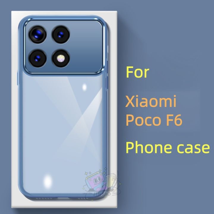 【Personality】 For Xiaomi Poco F6 Phone case transparent Lens protector ...