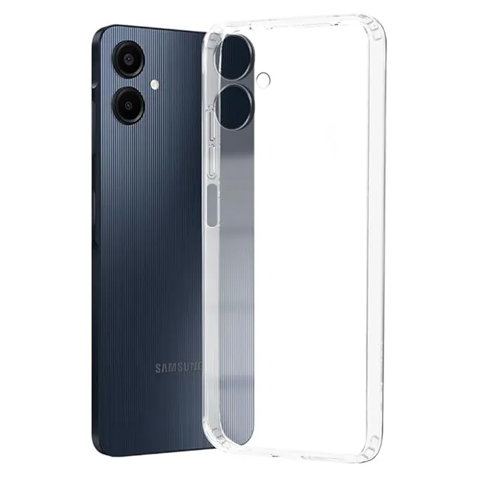 Samsung Galaxy A06 Transparent Soft Silicone Back Cover | Shockproof ...