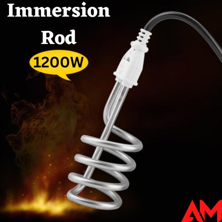 Immersion Rod Water Heating Rod 1200W portable Electric Water Heat Rod ...