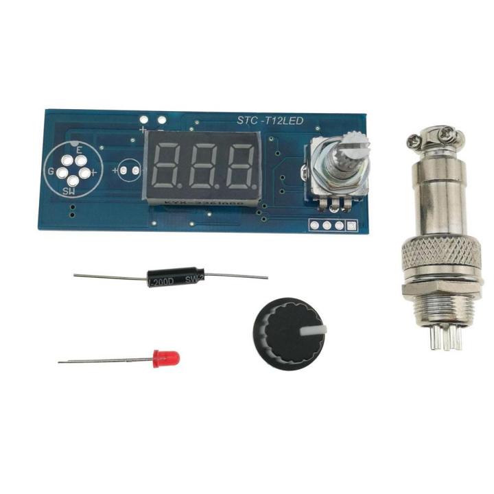 KSGER Tools DIY T12 STC LED Electric Unit Digital Soldering Iron Station Temperature Controller ...