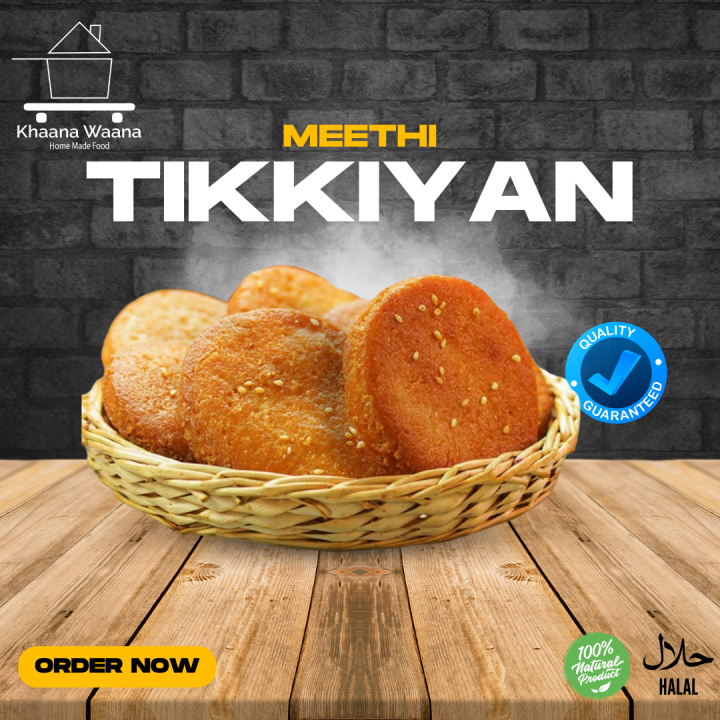 Meethi Tikkiyan - Homemade Biscuits - Crispy Meethi Tikiyan - 12 PC's ...