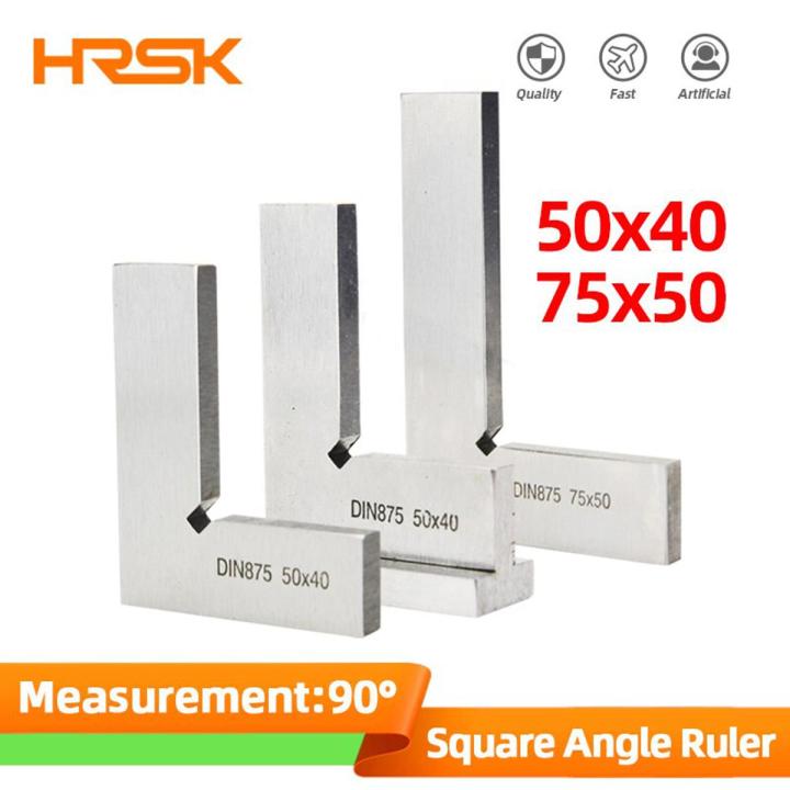 Try Square Flat Edge Square Ruler 90 Degree Woodworking Tools Metal ...
