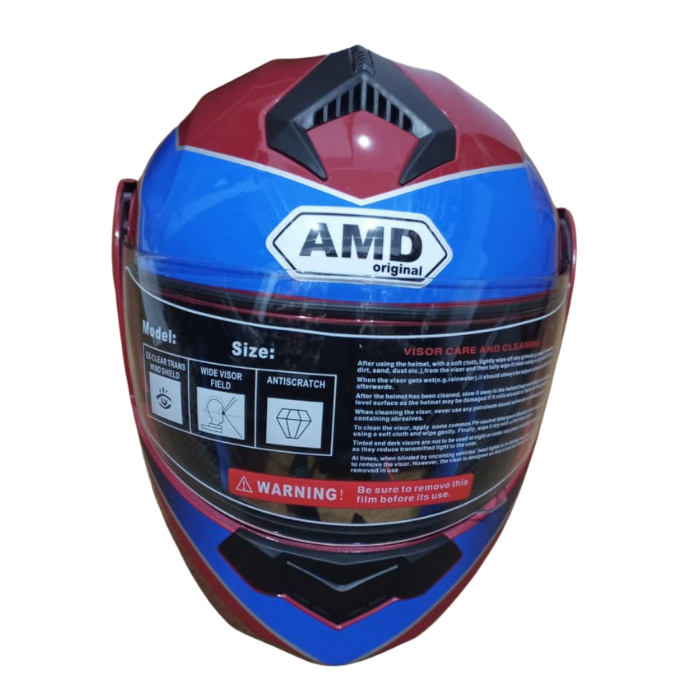 AMD 3 in 1 Helmet | AMD Full Face Helmet – Anti-Scratch Clear Visor ...