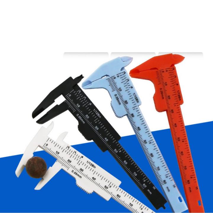 0-80mm Vernier Caliper Double Scale Plastic Vernier Caliper Measuring ...