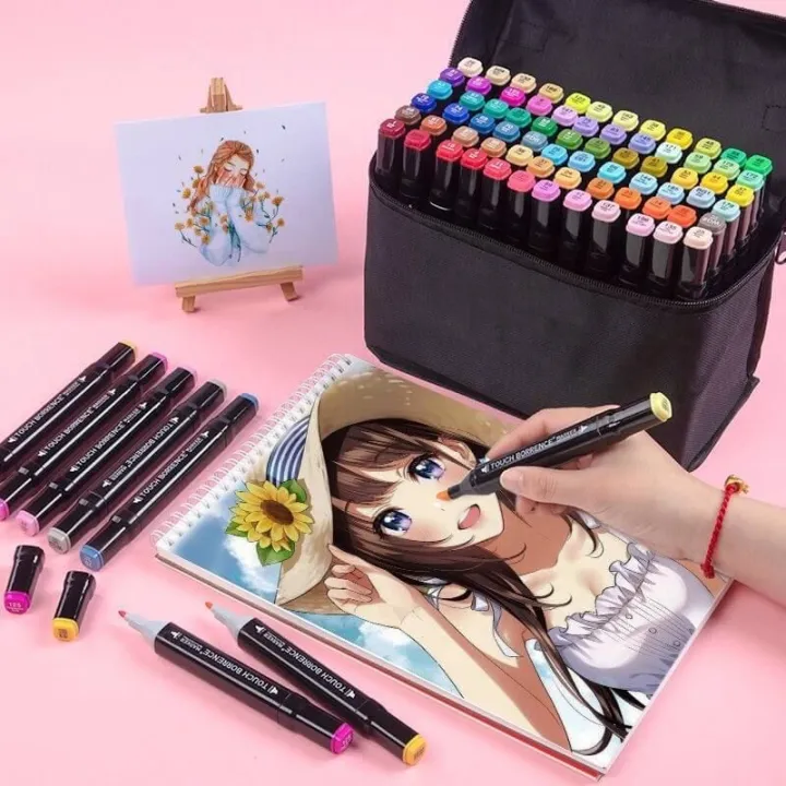 CHOSCH Dual Tip Graphic Art Marker Set, Sketching Markers, Art Markers ...