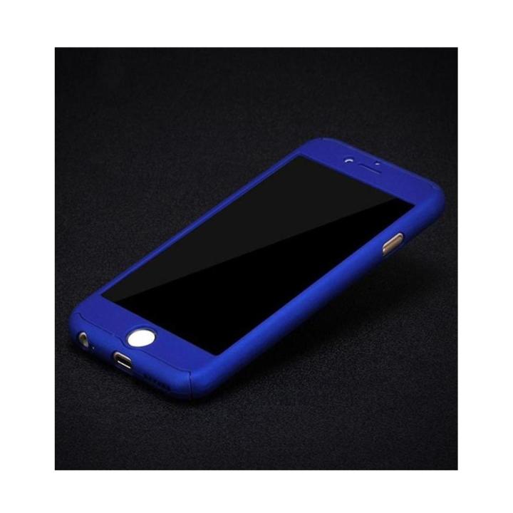 Apple Iphone 8 Plus - 360 Protection Case - Blue | Daraz.pk