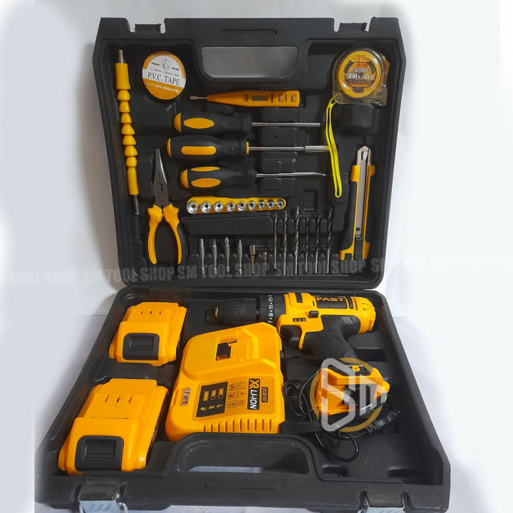 Fast Cordless Drill Machine with Complete Accessories | Daraz.pk
